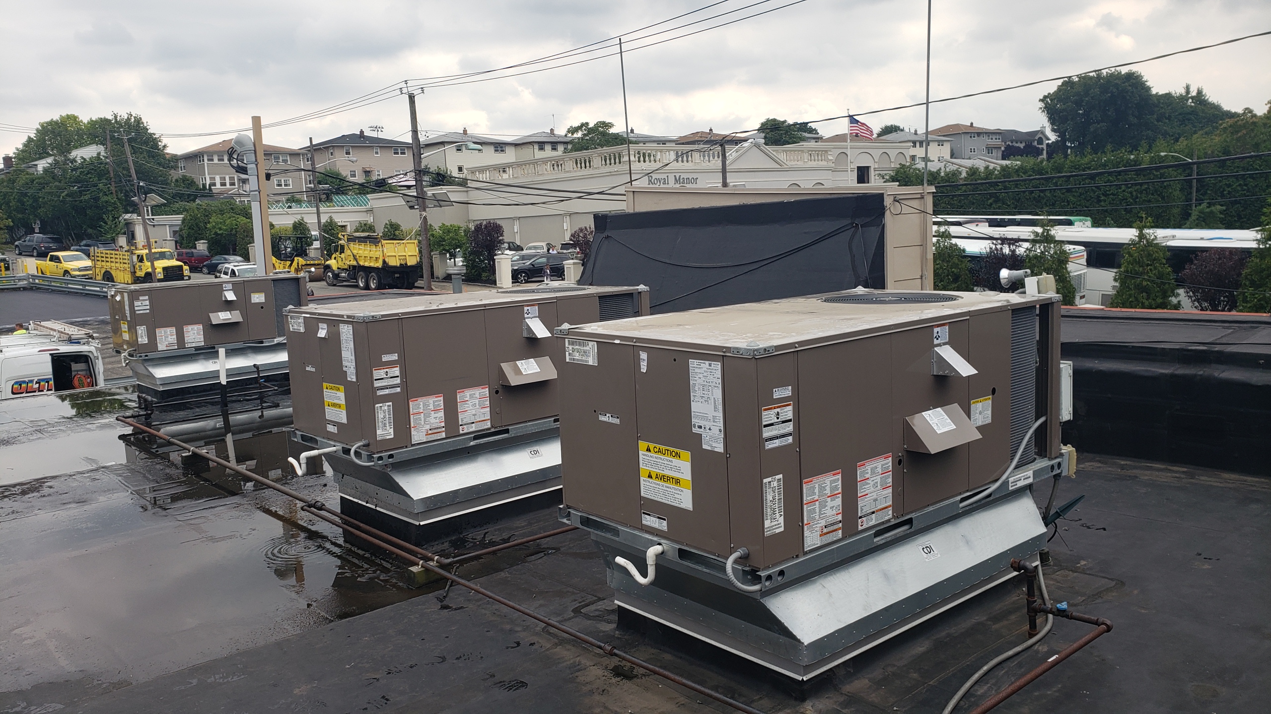 Dunkin' - 3 RTU Replacement Garfield, NJ - OLTROM Heating, Air ...