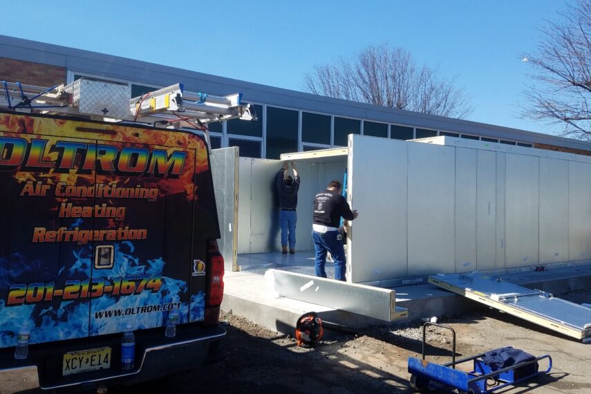 JFK High School - Walk in Freezer Installation | OLTROM