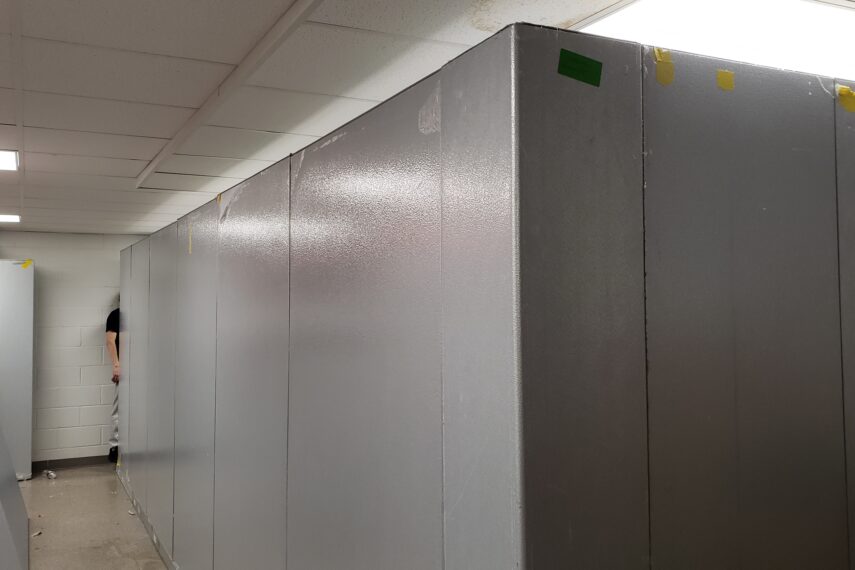 Bloomfield High School Walk in freezer installation | OLTROM